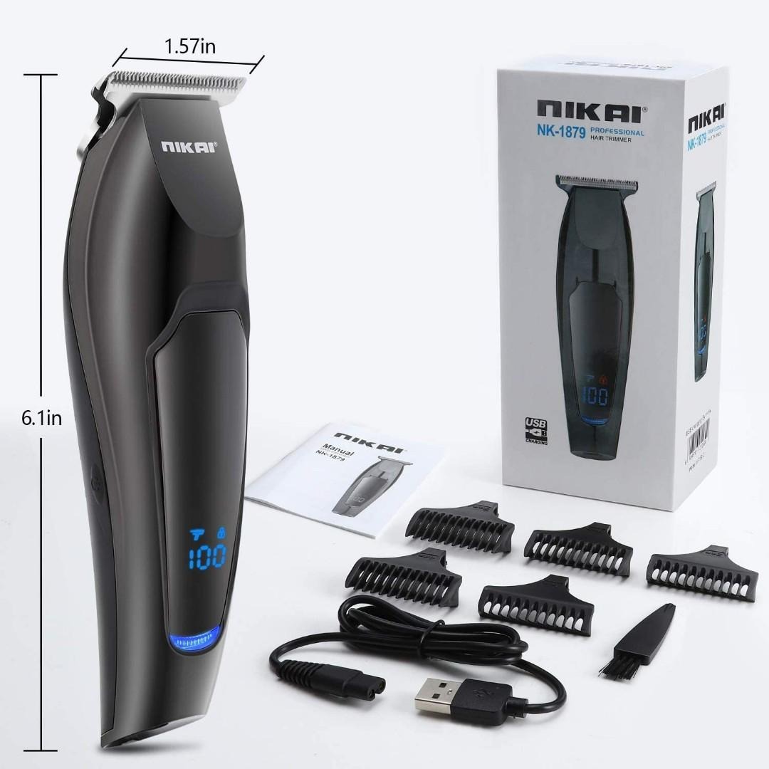 NIKAI NK-1879 Professional Rechargeable Electric Hair/Beard Trimmer ...