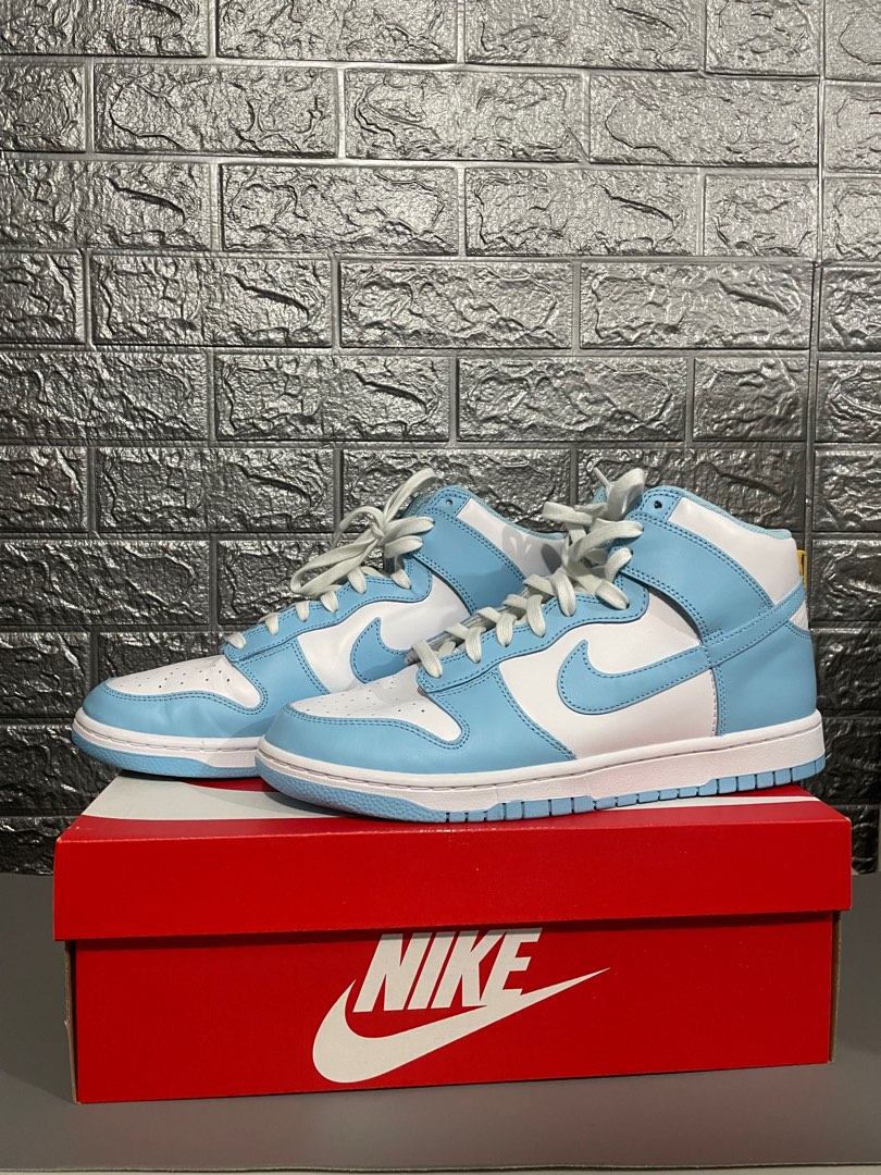 Nike Hi-Retro Dunk Blue Chill, Men's Fashion, Footwear, Sneakers on ...