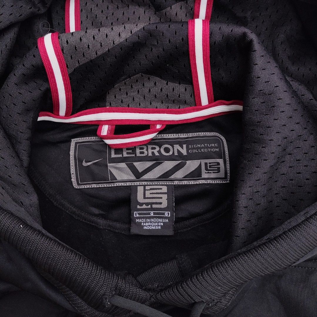 Nike Lebron Signature Collection Oversize Basketball Hoodie Arm Pocket ...