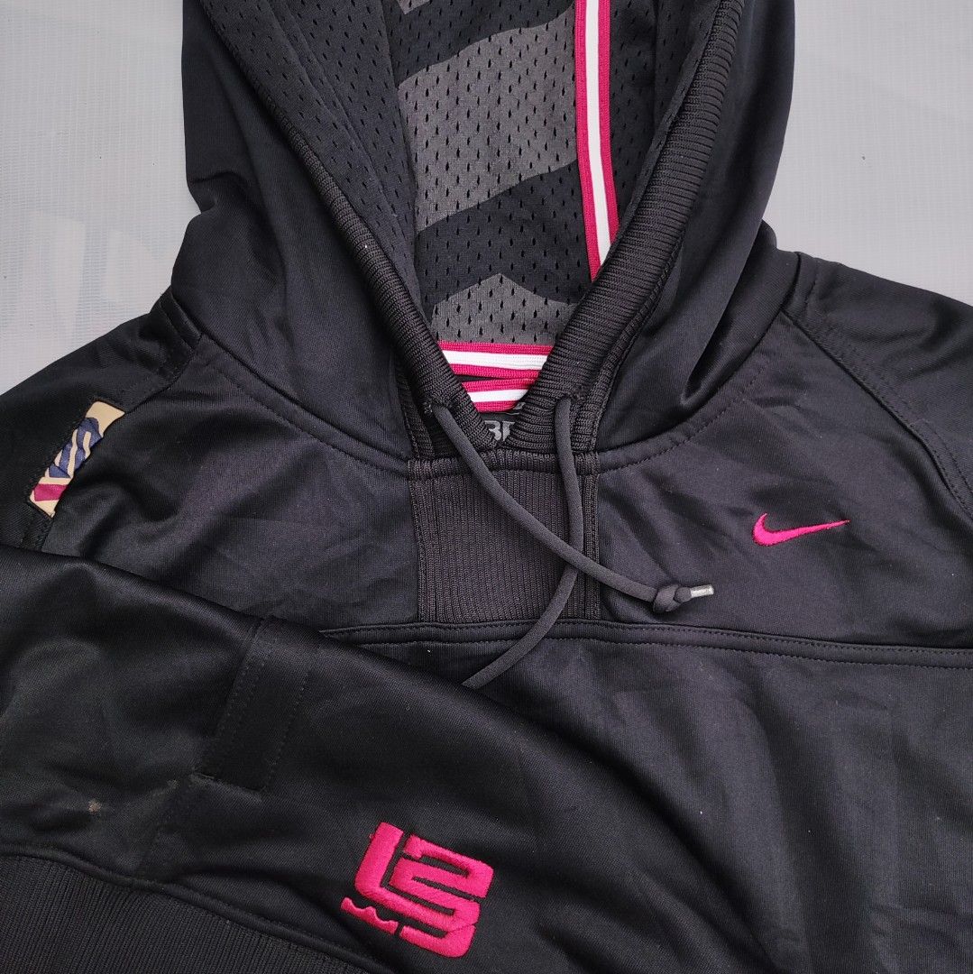 Nike Lebron Signature Collection Oversize Basketball Hoodie Arm Pocket ...