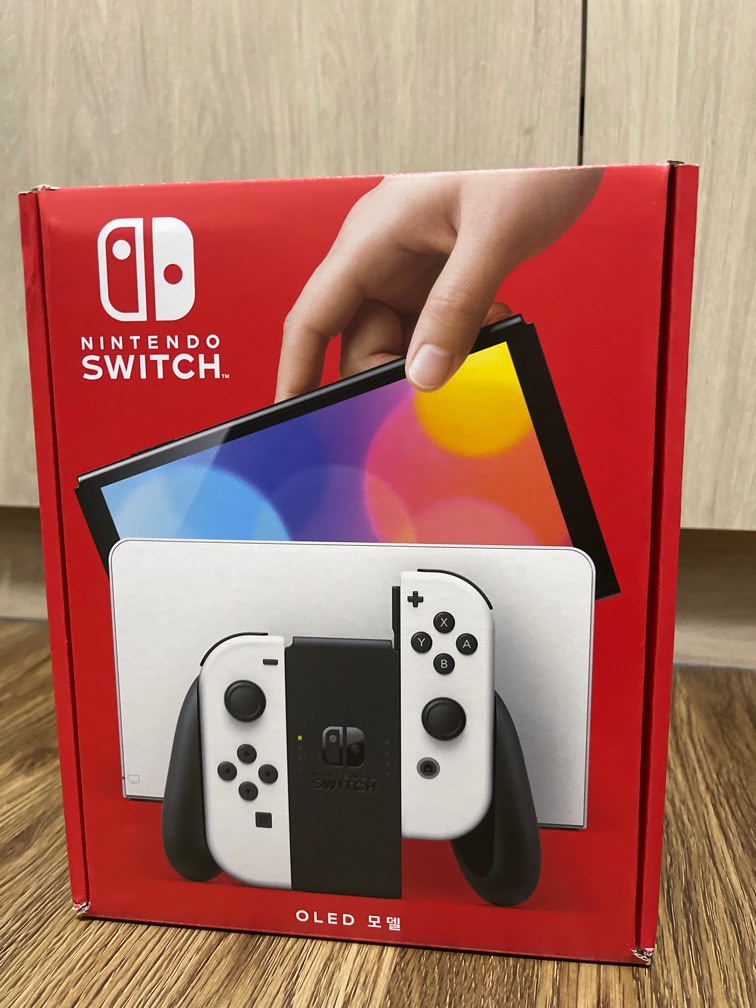 Nintendo Switch Oled White (Korea Set), Video Gaming, Video Game Consoles, Nintendo on Carousell