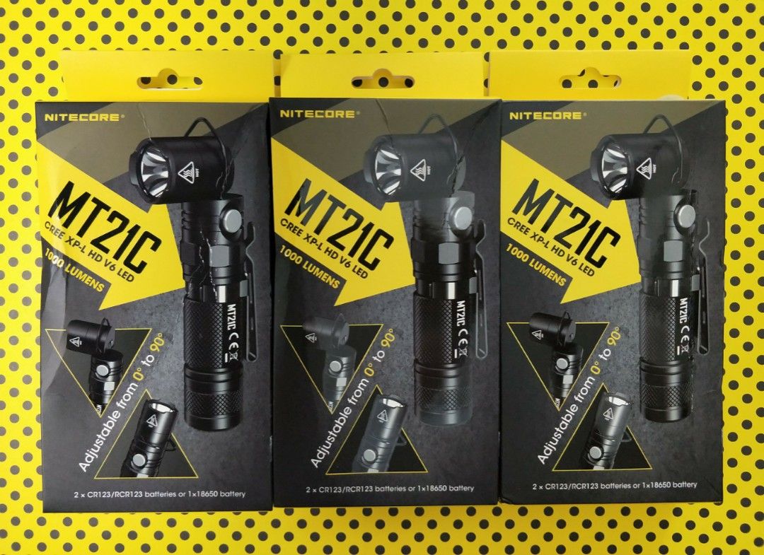 Nitecore MT21C Flashlight 1000 Lumens, Sports Equipment, Hiking ...