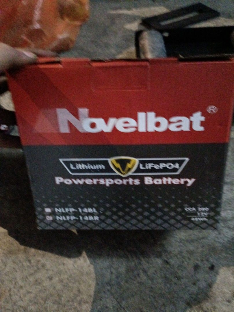 Novelbat luthium battery, Motorcycles, Motorcycle Accessories on Carousell