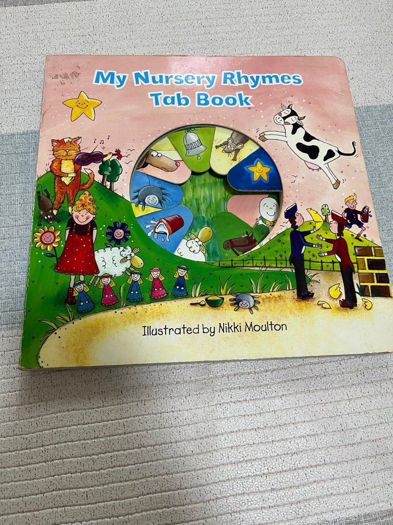 Nursery rhymes tab book, Hobbies & Toys, Books & Magazines, Children's ...