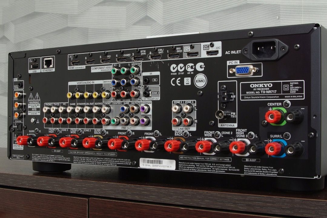 Onkyo TX NR717 7.2-Channel Network A/V Receiver $330 Cash & Carry, TV ...