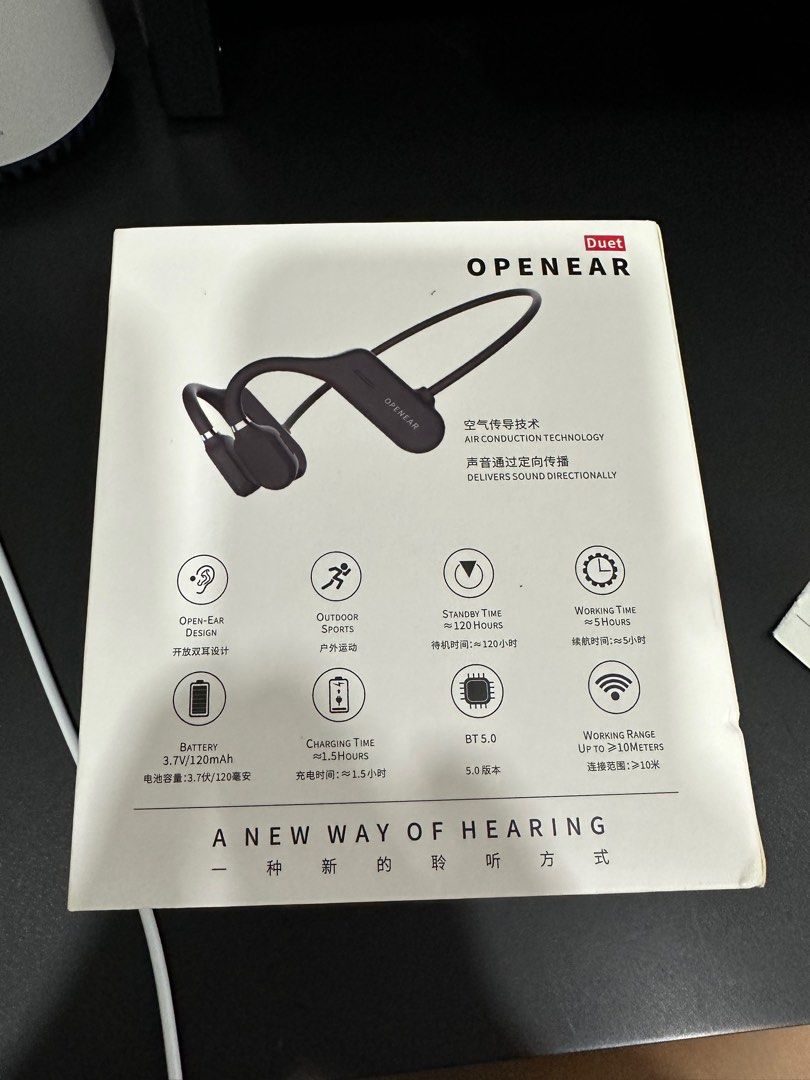 Openear Duet Wireless Headphones (Bone conduction), Audio, Earphones on ...