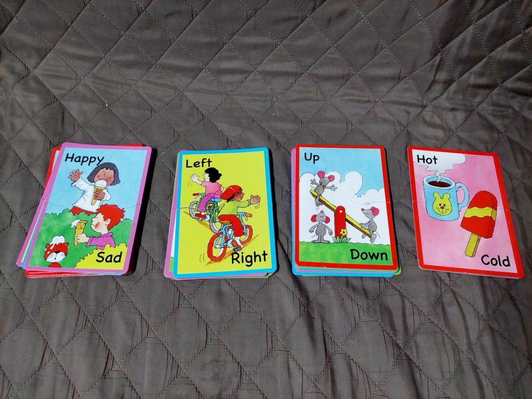 Opposite card puzzles 26 pcs, Hobbies & Toys, Toys & Games on Carousell