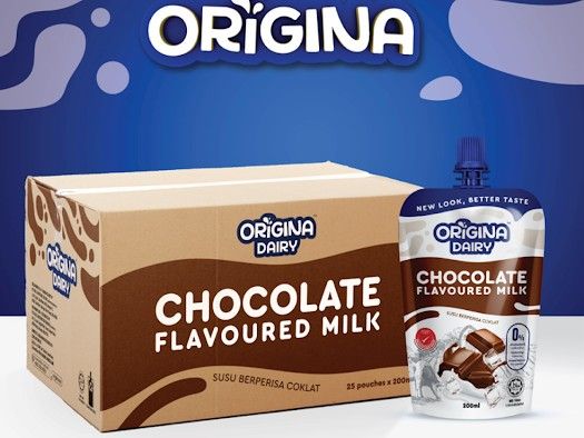 Origina Dairy - Chocolate Milk (1 box of 25 pouches), Food & Drinks ...