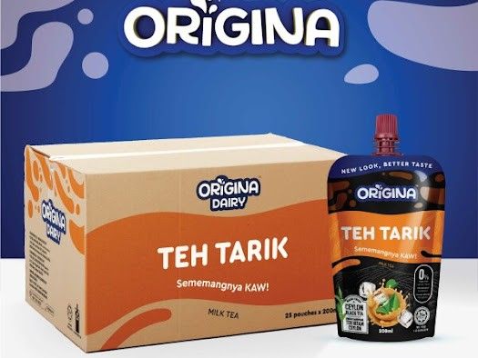 Origina Dairy - Teh Tarik Milk Tea (1 box of 25 pouches), Food & Drinks, Beverages on Carousell