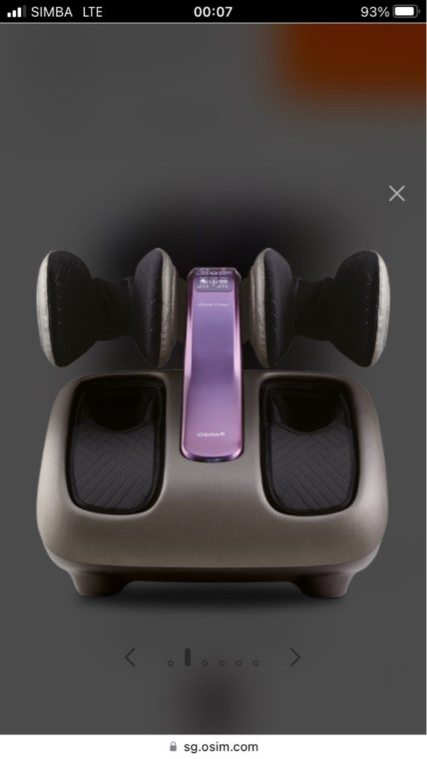 Osim Usqueez 2 Smart Leg Massager Health And Nutrition Massage Devices On Carousell