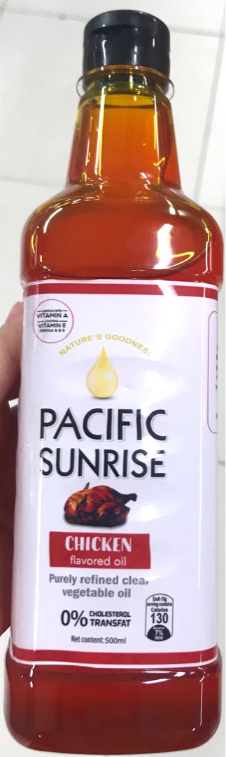 Pacific Sunrise Chicken Flavored Oil 500mL Purely Refined Clear ...