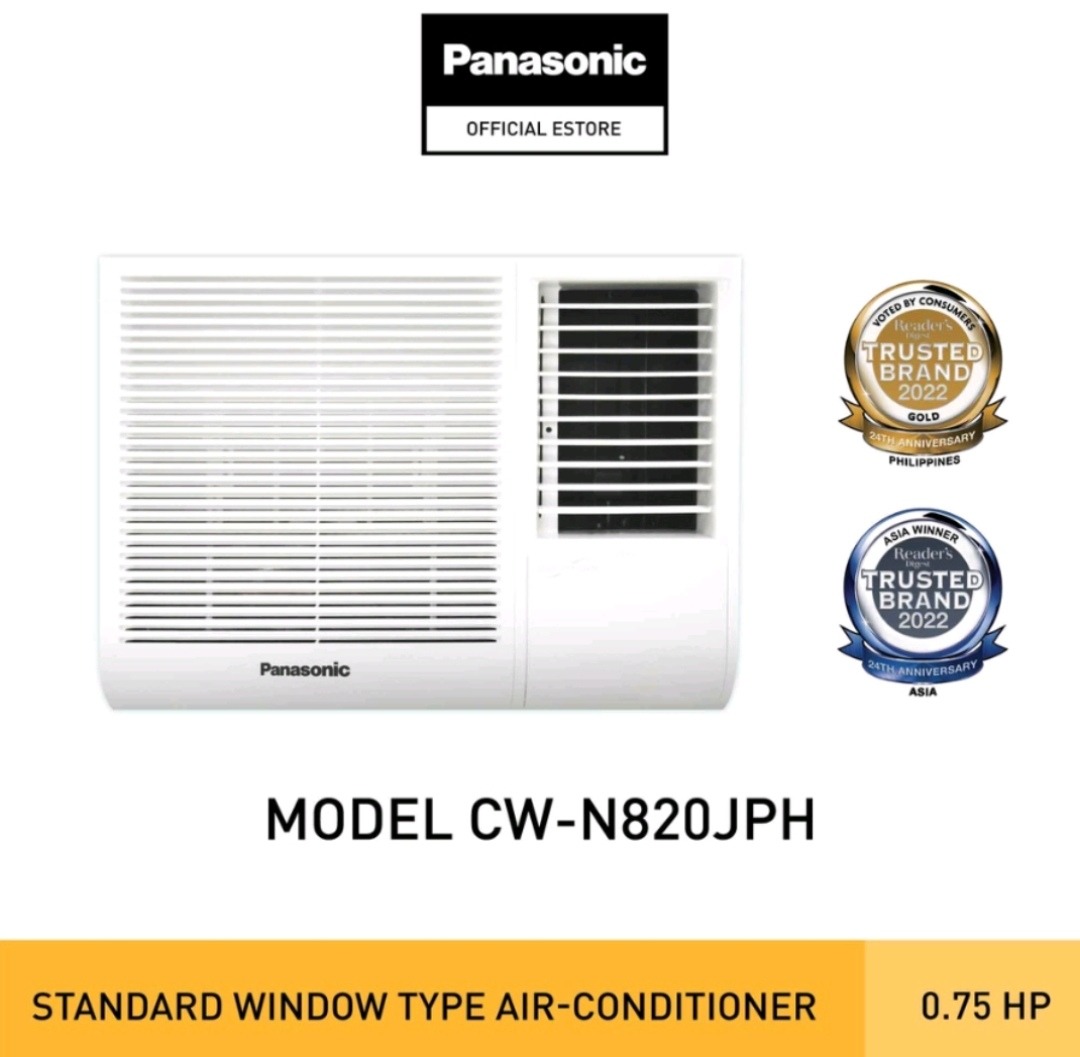 PANASONIC Window Type, Non-inverter, Brand New Sealed, Furniture & Home ...
