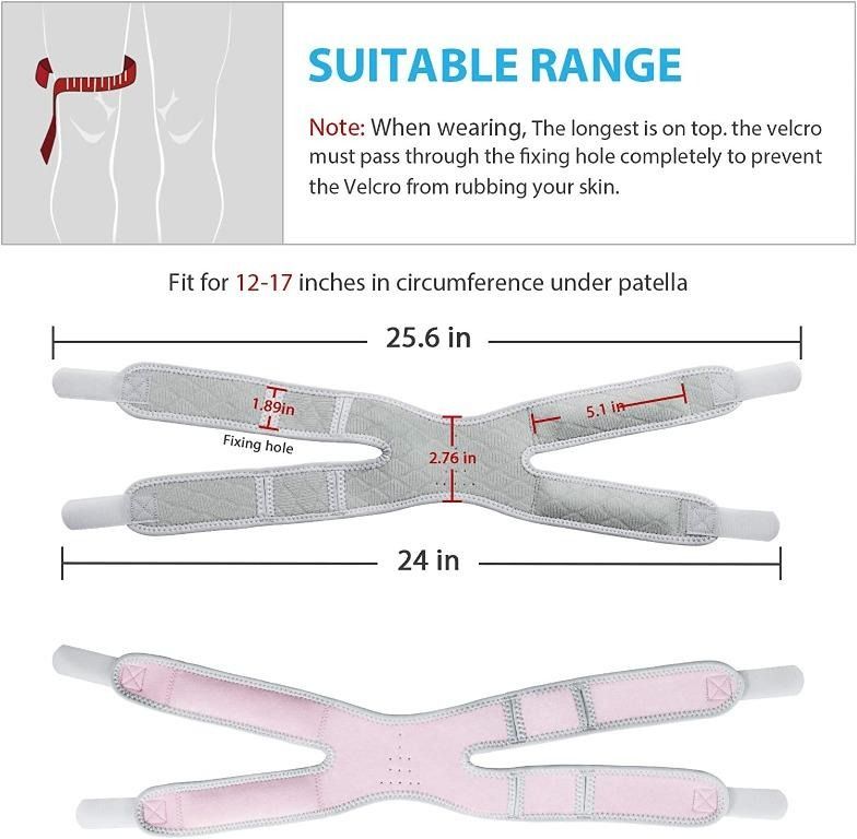 Patellar Tendon Support Strap 2 Pack, Knee Pain Relief and Patella ...