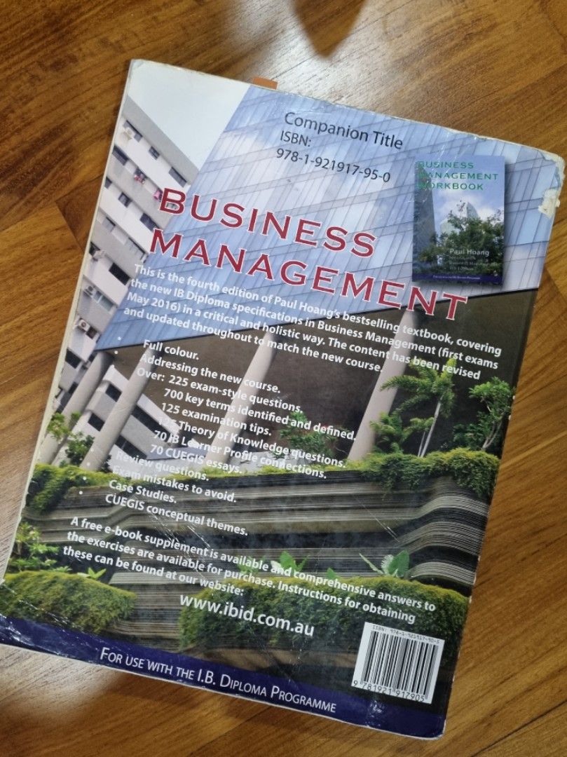 Paul Hoang IB Business Management Textbook 4th Edition, Hobbies & Toys ...