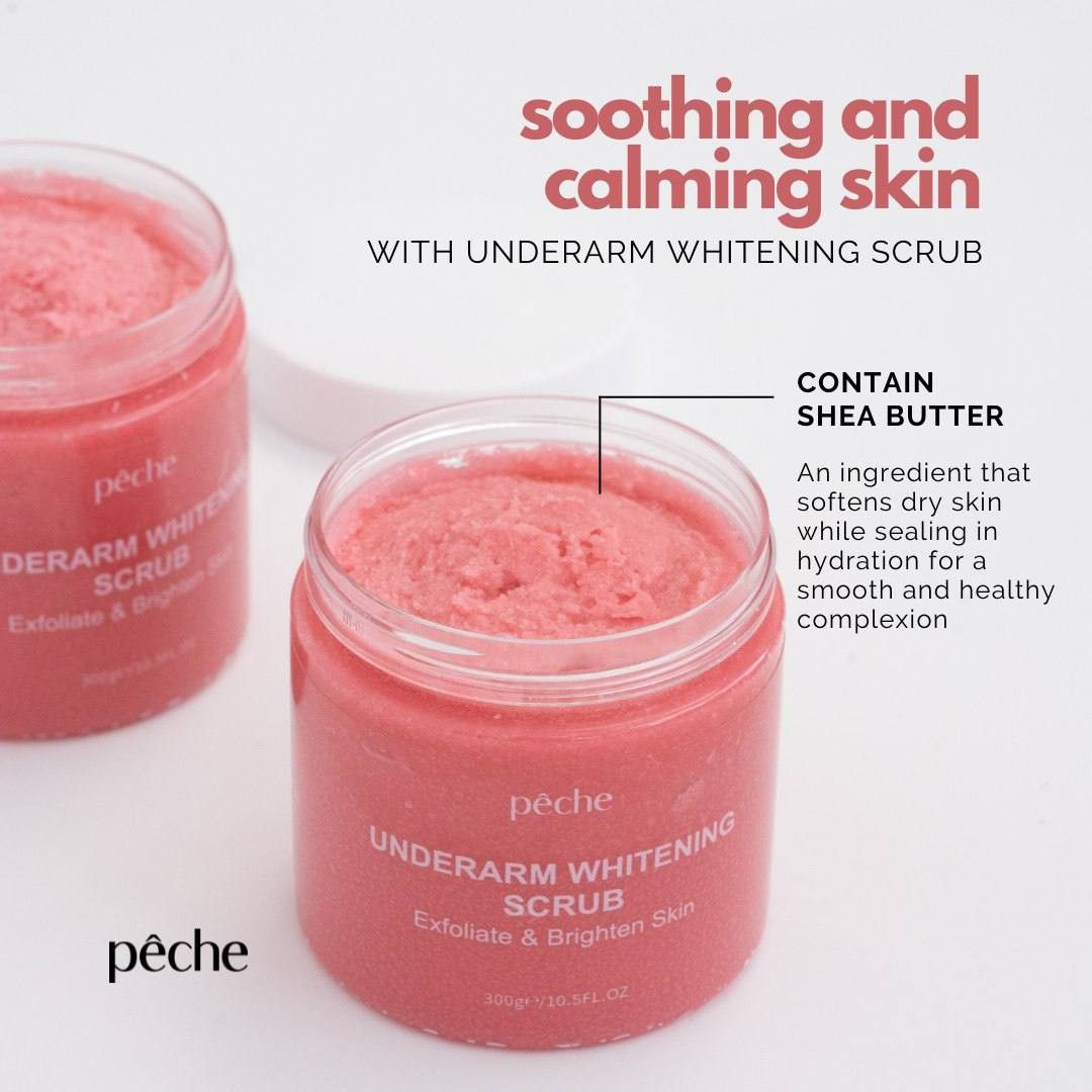 Peche underarm whitening scrub, Beauty & Personal Care, Bath & Body ...