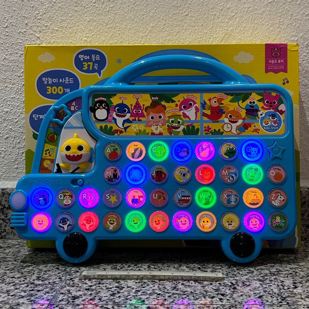Pinkfong Baby Shark ABC Alphabet Bus, Babies & Kids, Infant Playtime on ...