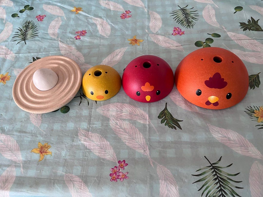 PlanToys chicken & egg stacker, Babies & Kids, Infant Playtime on Carousell