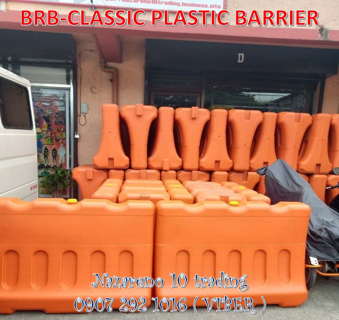 Plastic road barrier supplier 89, Commercial & Industrial, Construction ...