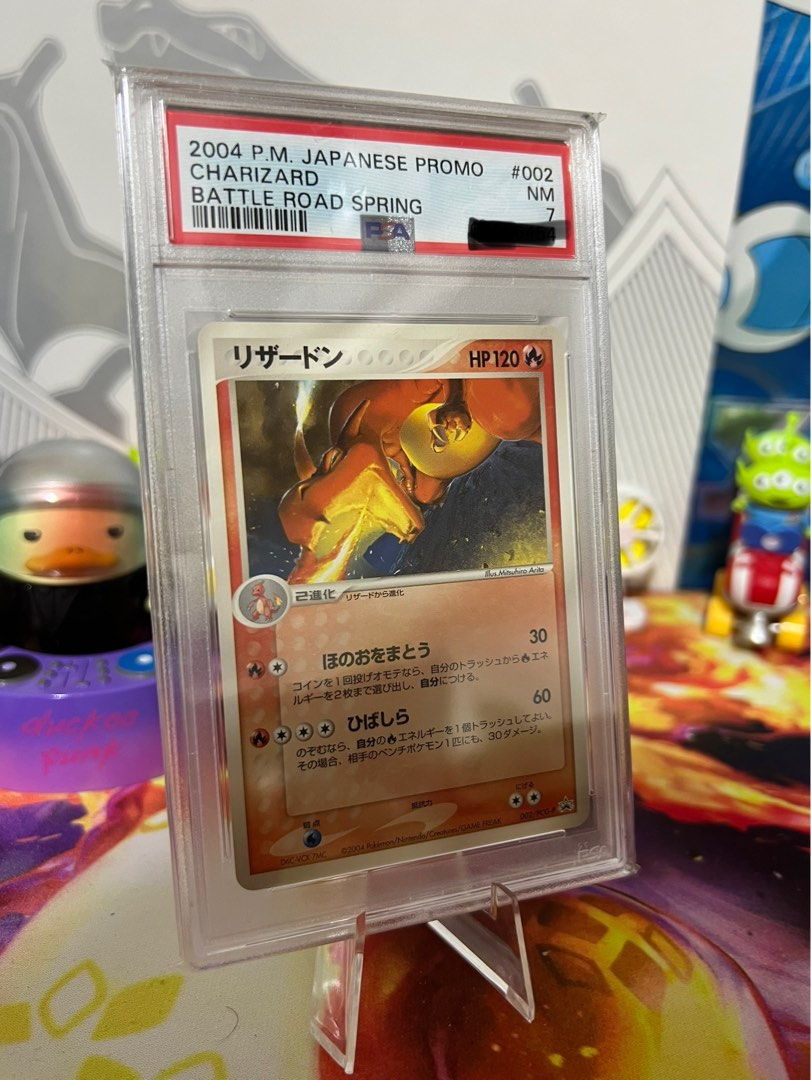 Pokemon Psa 7 Japanese Battle Road Spring Charizard, Hobbies & Toys ...