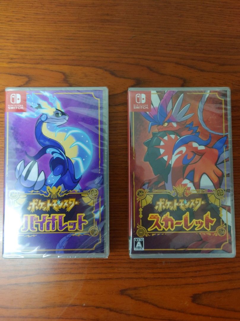 Pokémon scalet and violet switch game (JP BOX ART), Hobbies & Toys ...