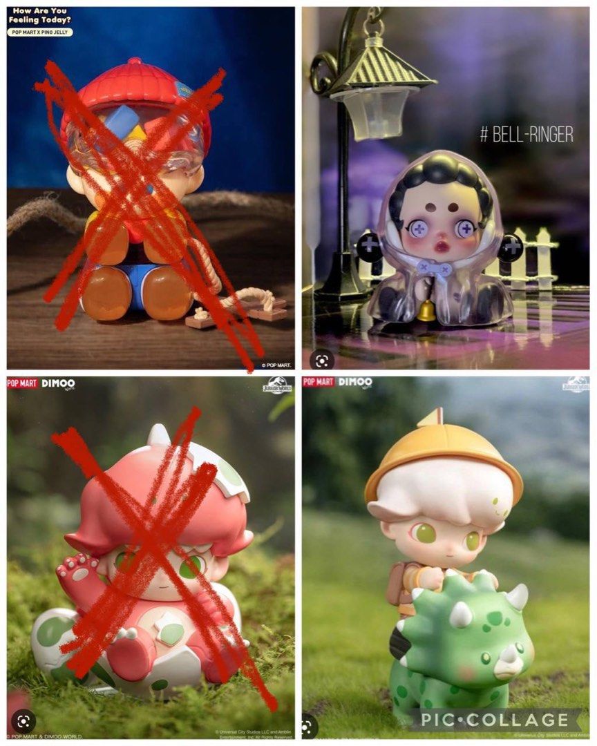 Popmart Skull Panda Bell Ringer, Hobbies & Toys, Toys & Games on Carousell