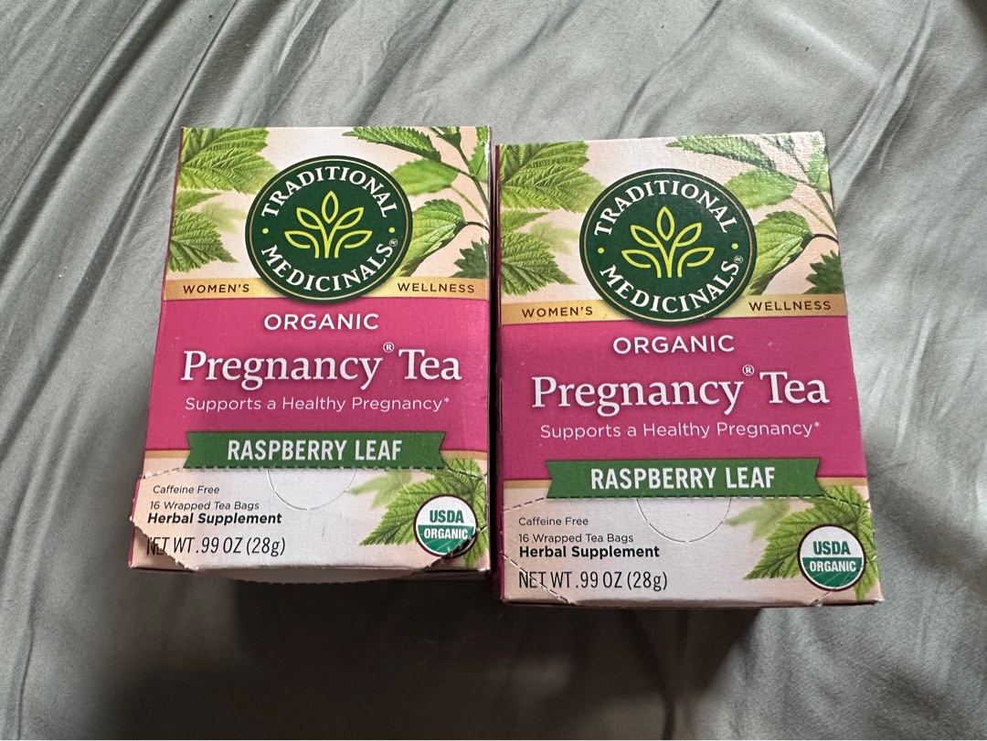 Pregnancy Tea Organic Raspberry Leaf, Food & Drinks, Beverages on Carousell