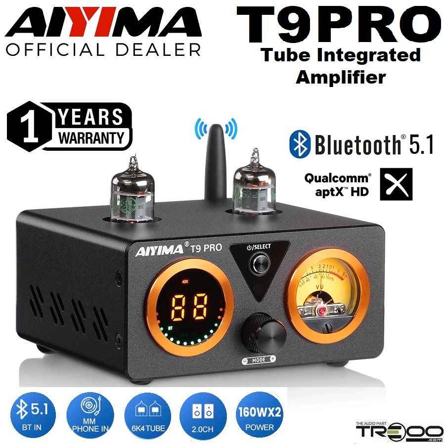 [PROMO!]AIYIMA T9 PRO Wireless Bluetooth Receiver/Streamer, Coaxial ...