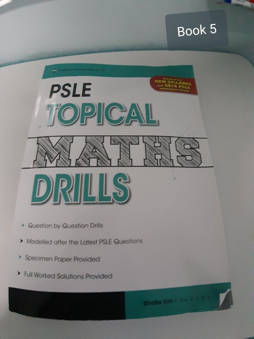 PSLE revision books /psle maths revision book/ past exam papers ...