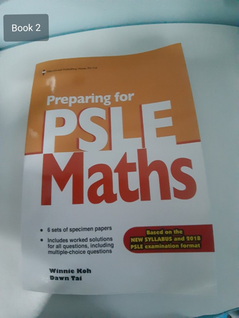PSLE revision books /psle maths revision book/ past exam papers ...