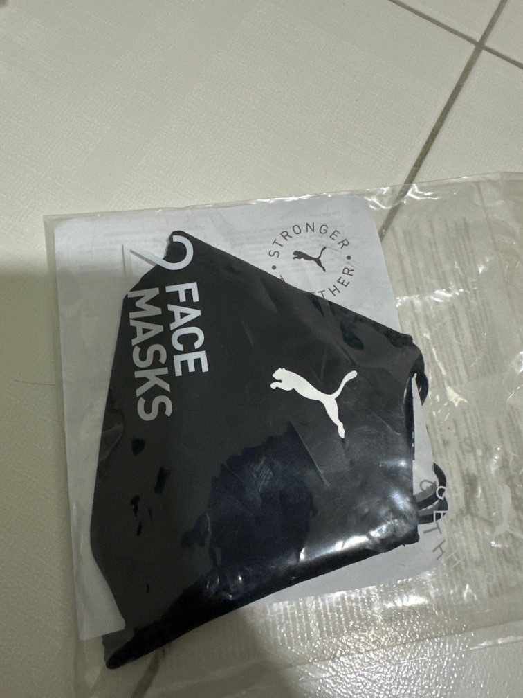 Puma mask, Health & Nutrition, Face Masks & Face Shields on Carousell