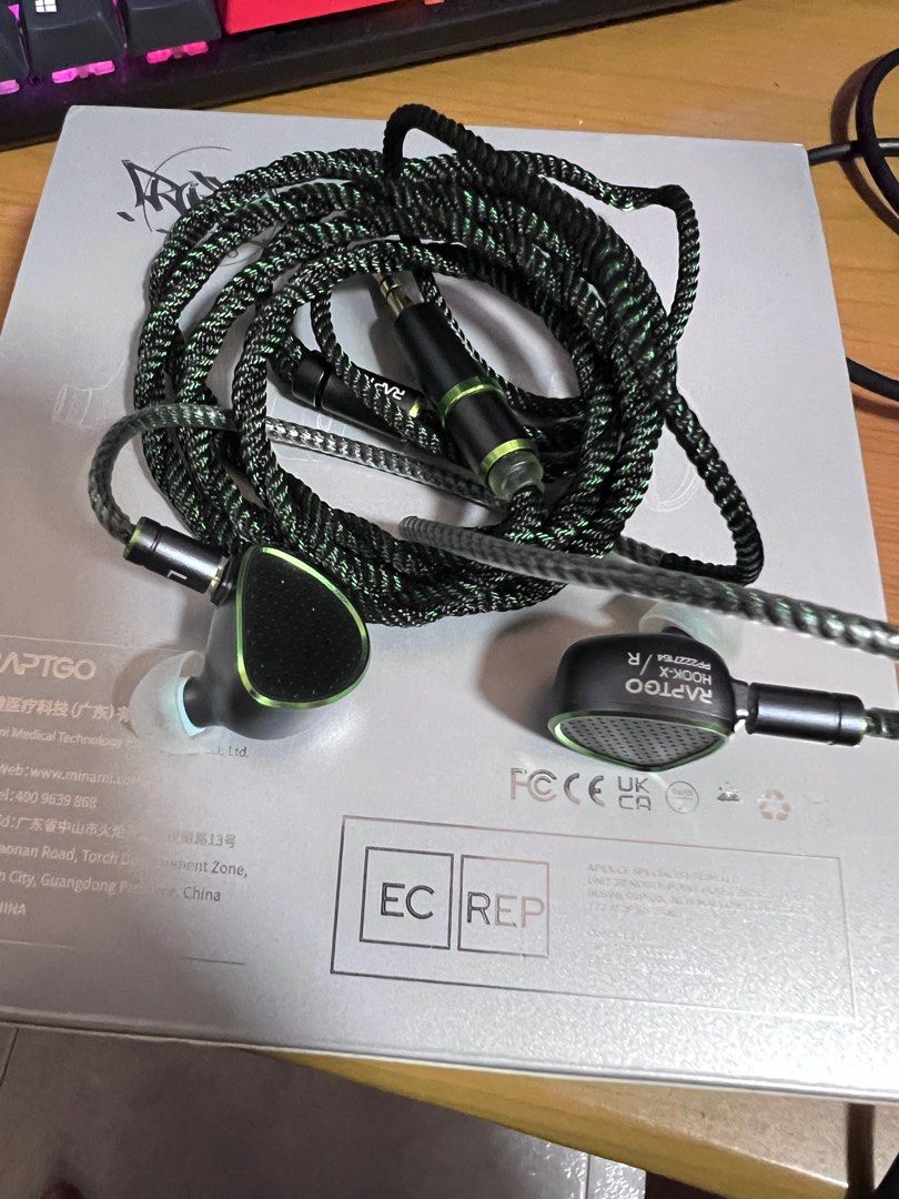 Raptgo Hook-X IEM, Audio, Earphones on Carousell