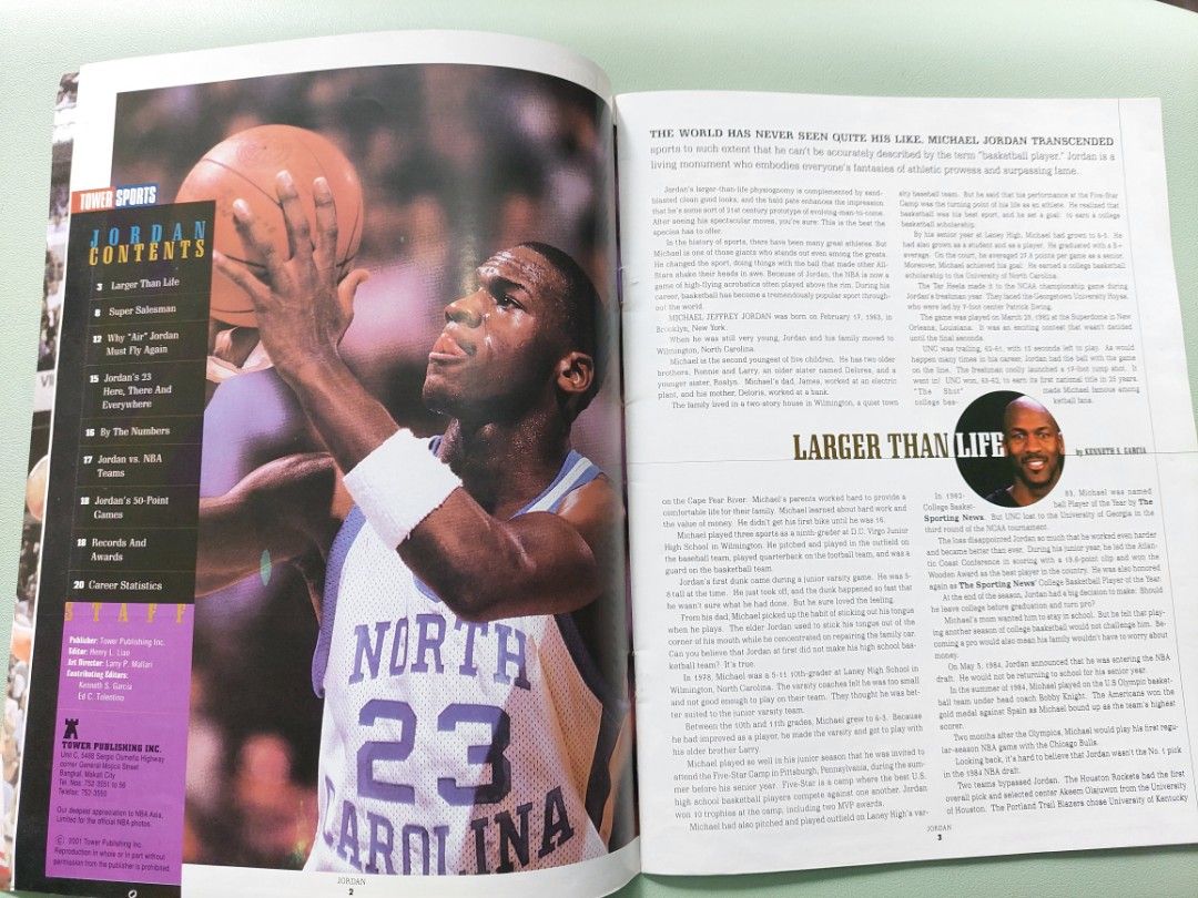 Rare Jordan Tower Sports Magazine, Hobbies & Toys, Books & Magazines ...