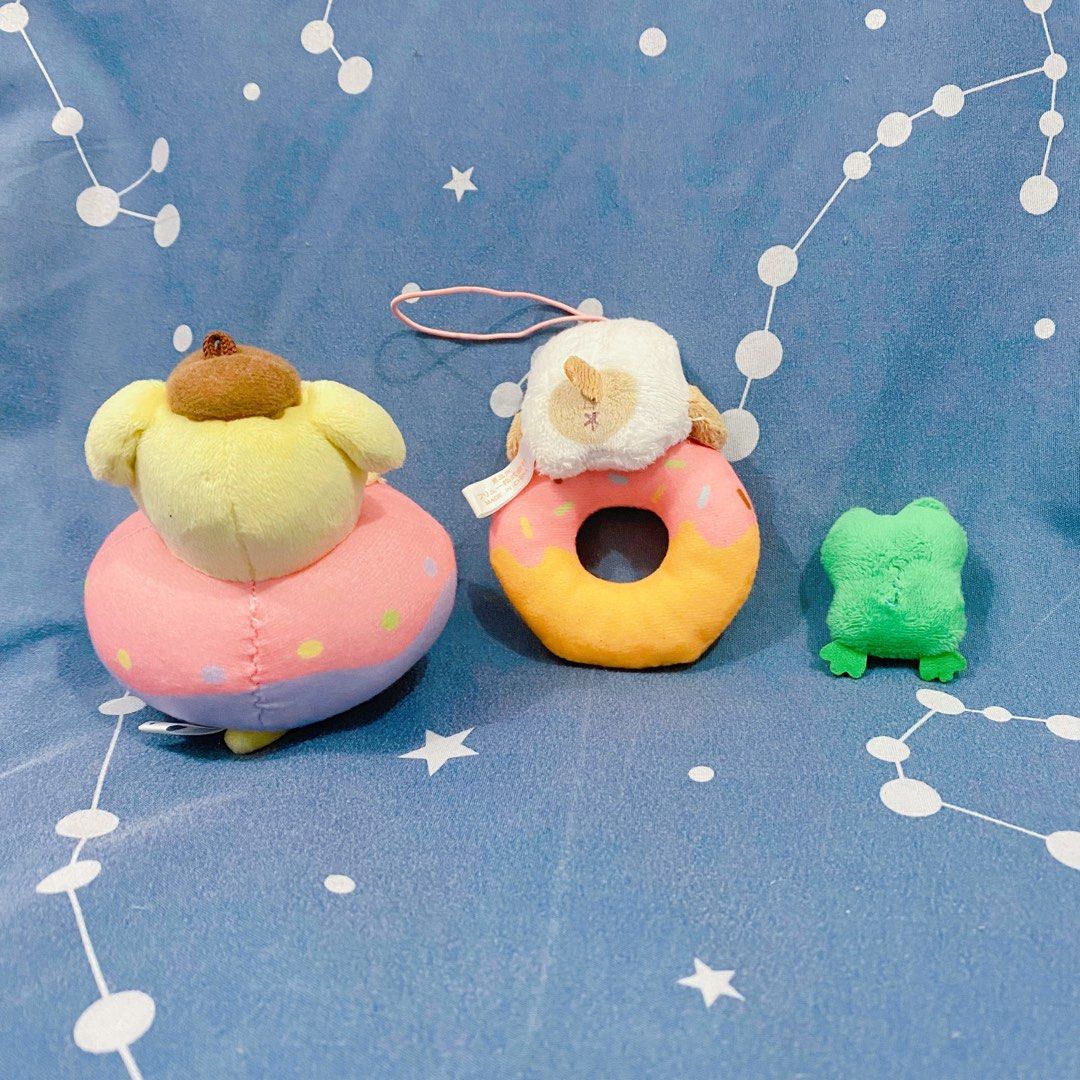 RARE Sanrio - Donut Pompompurin Muffin Mint Set - Mini Small Plush ...