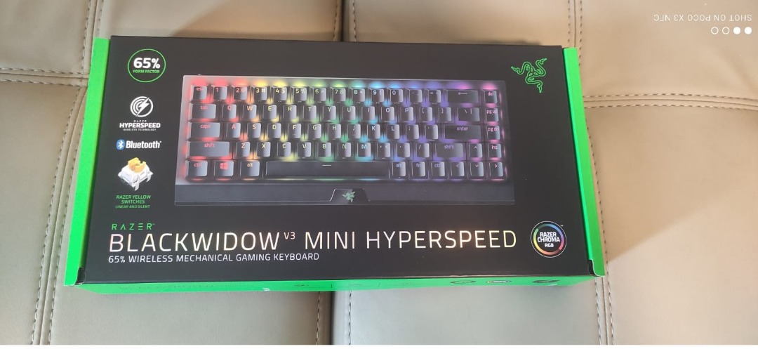RAZER BlackWidow V3 Mini HyperSpeed Gaming Keyboard - YELLOW - NON ...