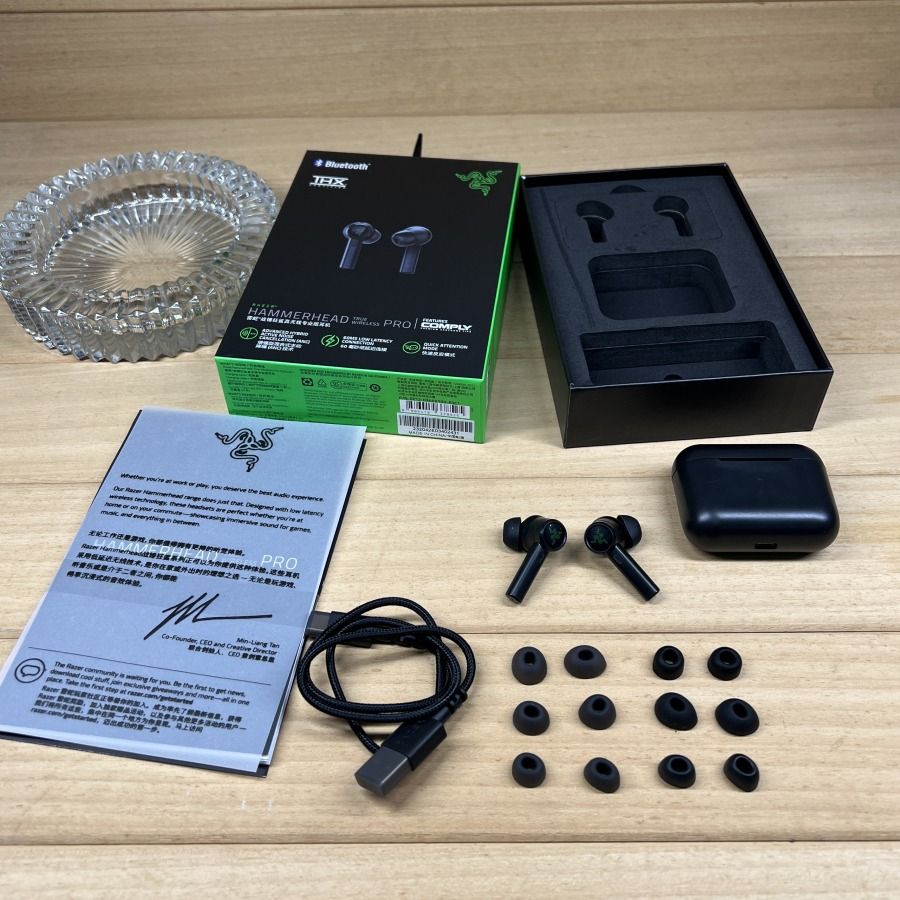 Razer Hammerhead True Wireless Pro Bluetooth Headset 2nd Generation ...