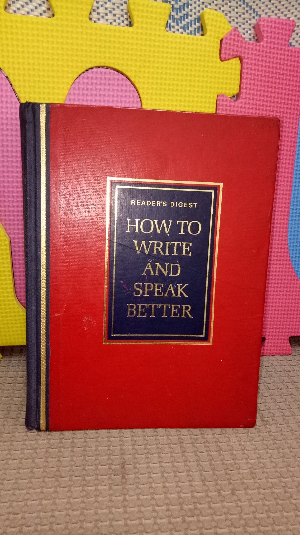 Reader's Digest How To Speak & Write Better, Hobbies & Toys, Books ...