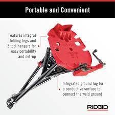 RIDGID 42360 Power Drive Stand Folding 3 Leg Base 1206 DOM/EXP RIDGID ...