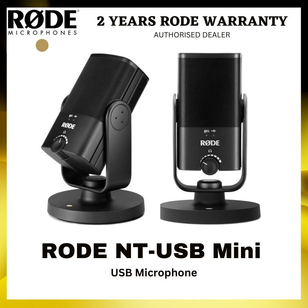 RODE NT-USB Mini USB Microphone, Audio, Microphones on Carousell