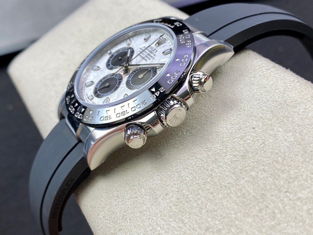 ROLEX COSMOGRAPH DAYTONA METEORITE DIAL CERAMIC BEZEL ON OYSTERFLEX ...