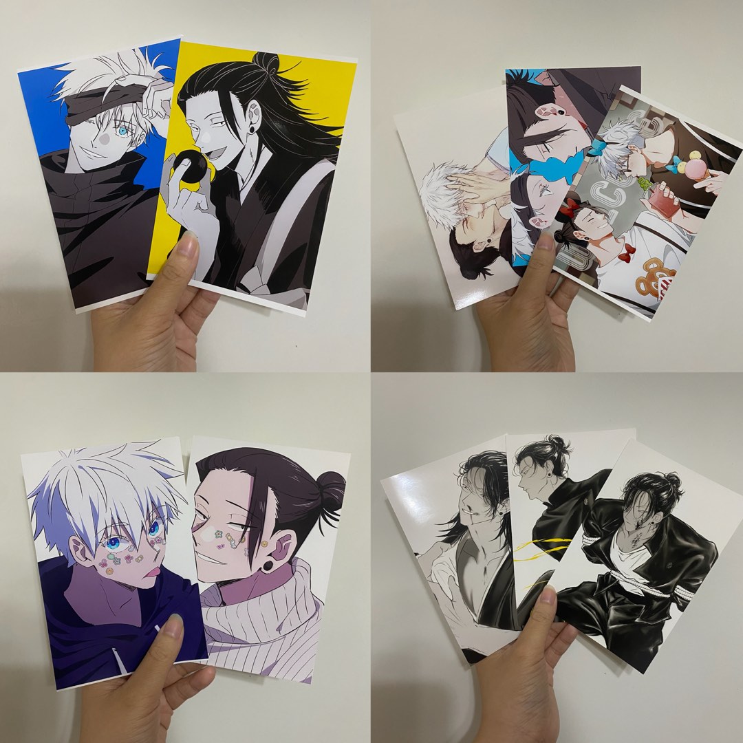 satosugu gojo and geto k prints (jujutsu kaisen jjk), Hobbies & Toys ...
