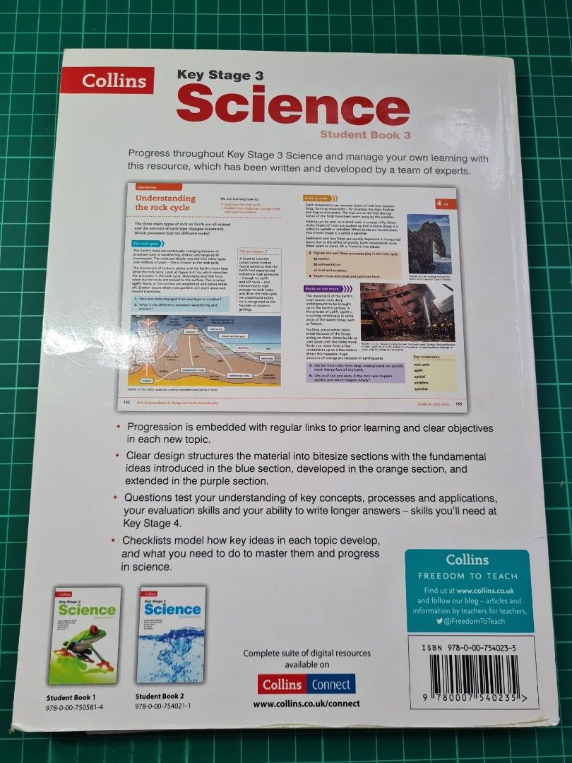 Science student book 3. Key stage 3 .Collins, Hobbies & Toys, Books ...