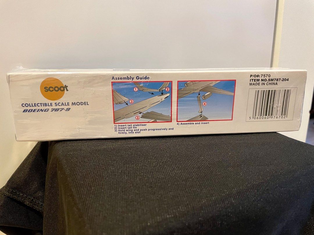Scoot Boeing 787-9 Aircraft Model, Hobbies & Toys, Toys & Games on ...