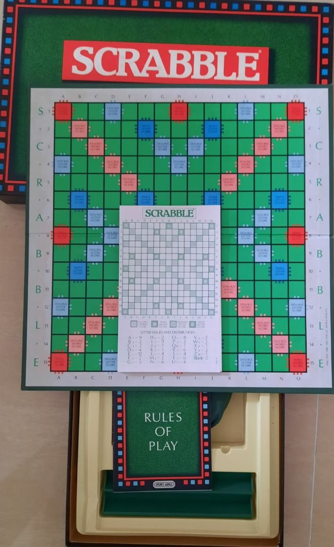 Scrabble board game, Hobbies & Toys, Toys & Games on Carousell