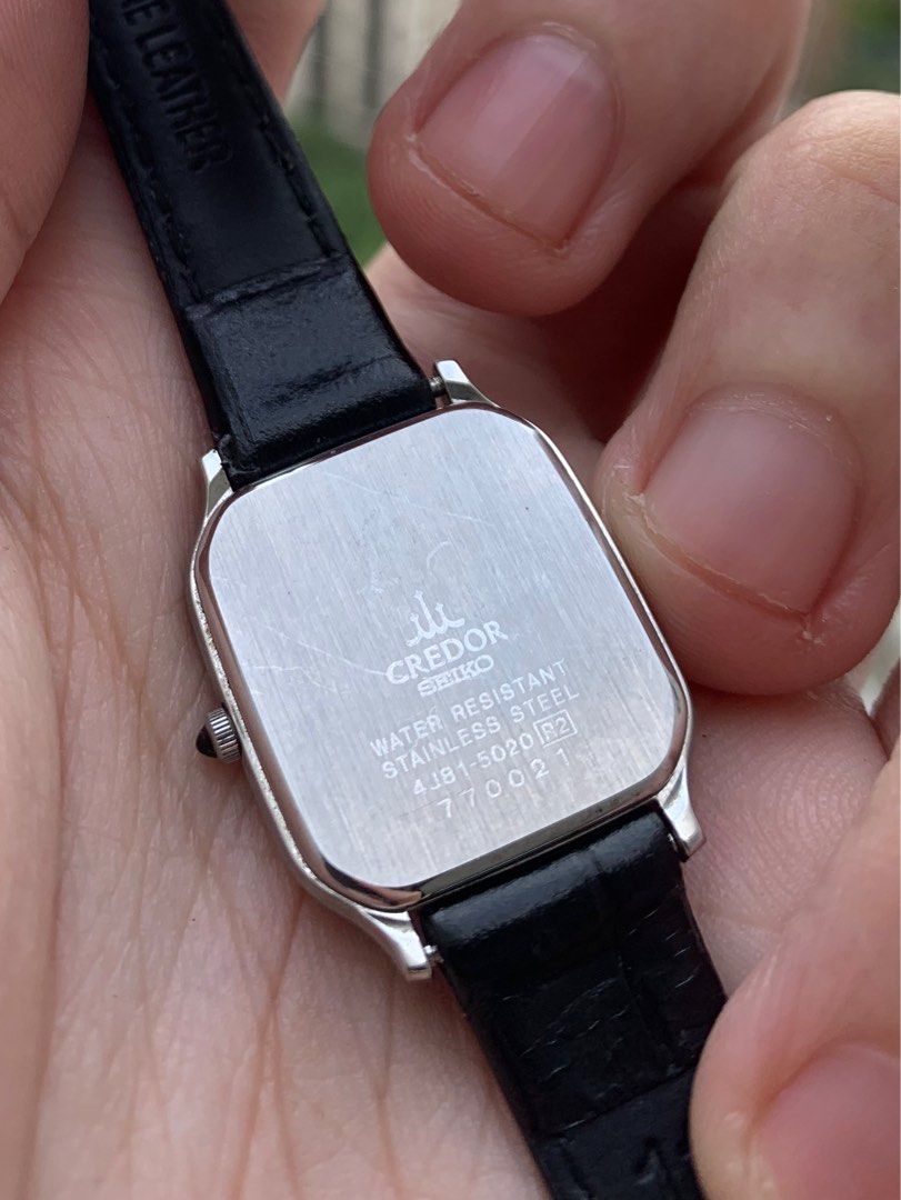 Seiko Credor ladies square, Women's Fashion, Watches & Accessories ...