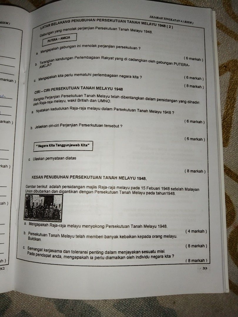 SEJARAH SPM FORM 4, Hobbies & Toys, Books & Magazines, Textbooks on ...