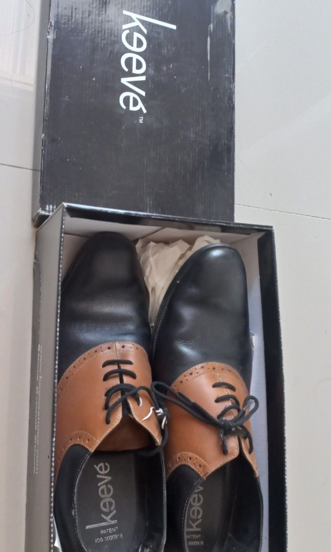 Sepatu KEEVE Tinggi Badan + 7 CM.Bagus Kondisi 90%, Fesyen Pria, Sepatu ...