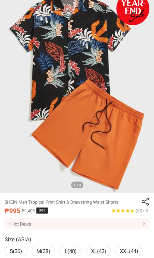 Shein Beach wear for men, Men's Fashion, Tops & Sets, Sets ...