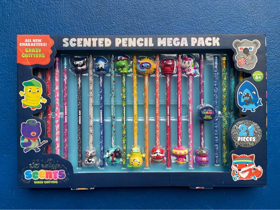 Smiggle Scented Pencil Mega Pack, Babies & Kids, Babies & Kids Fashion ...