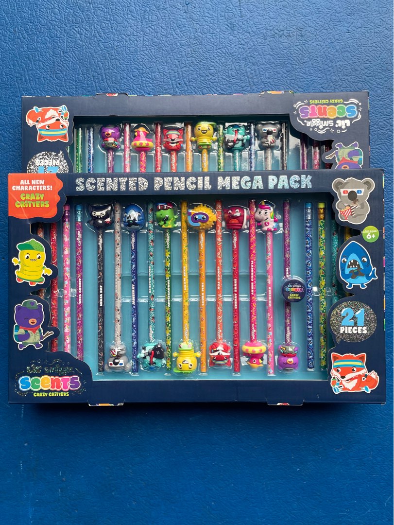 Smiggle Scented Pencil Mega Pack, Babies & Kids, Babies & Kids Fashion ...