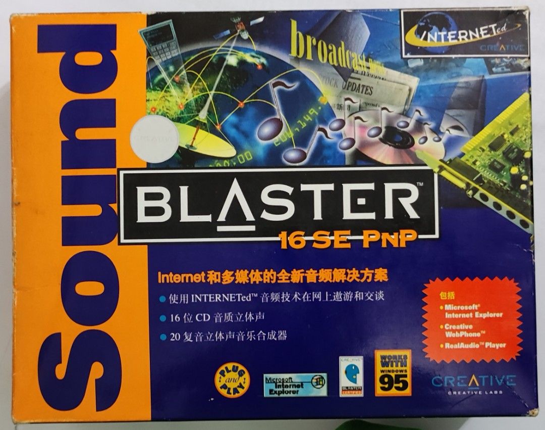 Sound Blaster 16 se pnp, 電腦＆科技, 電腦周邊及配件, 其他 - Carousell